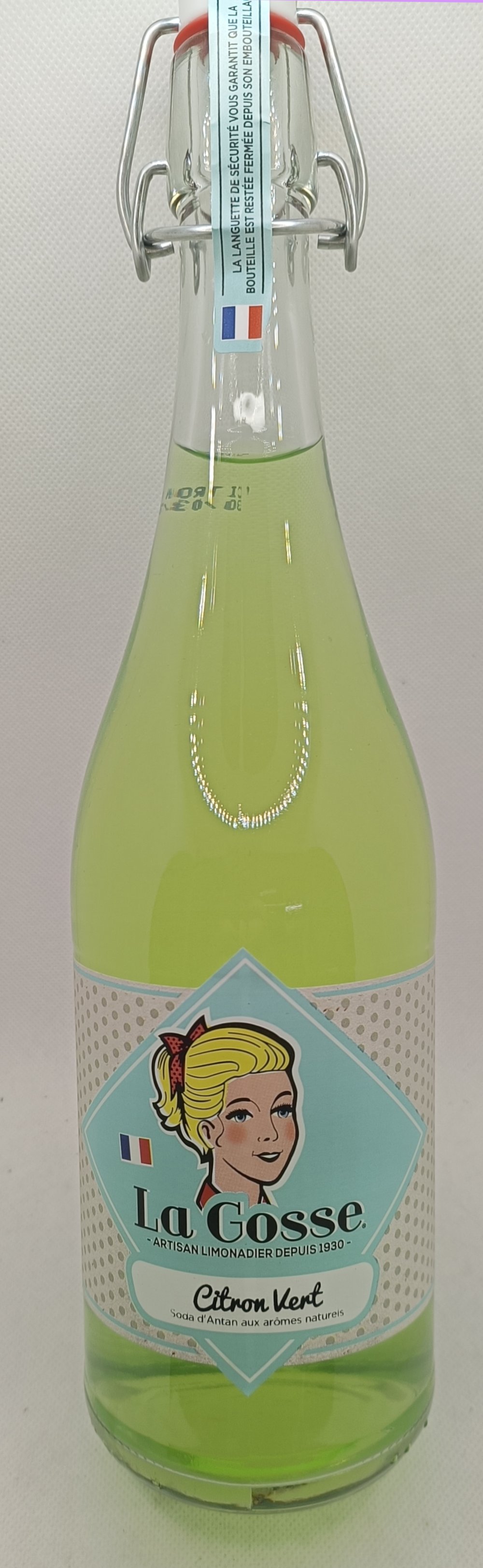 Limonade citron vert 75Cl - Saveurs de nos Terroirs